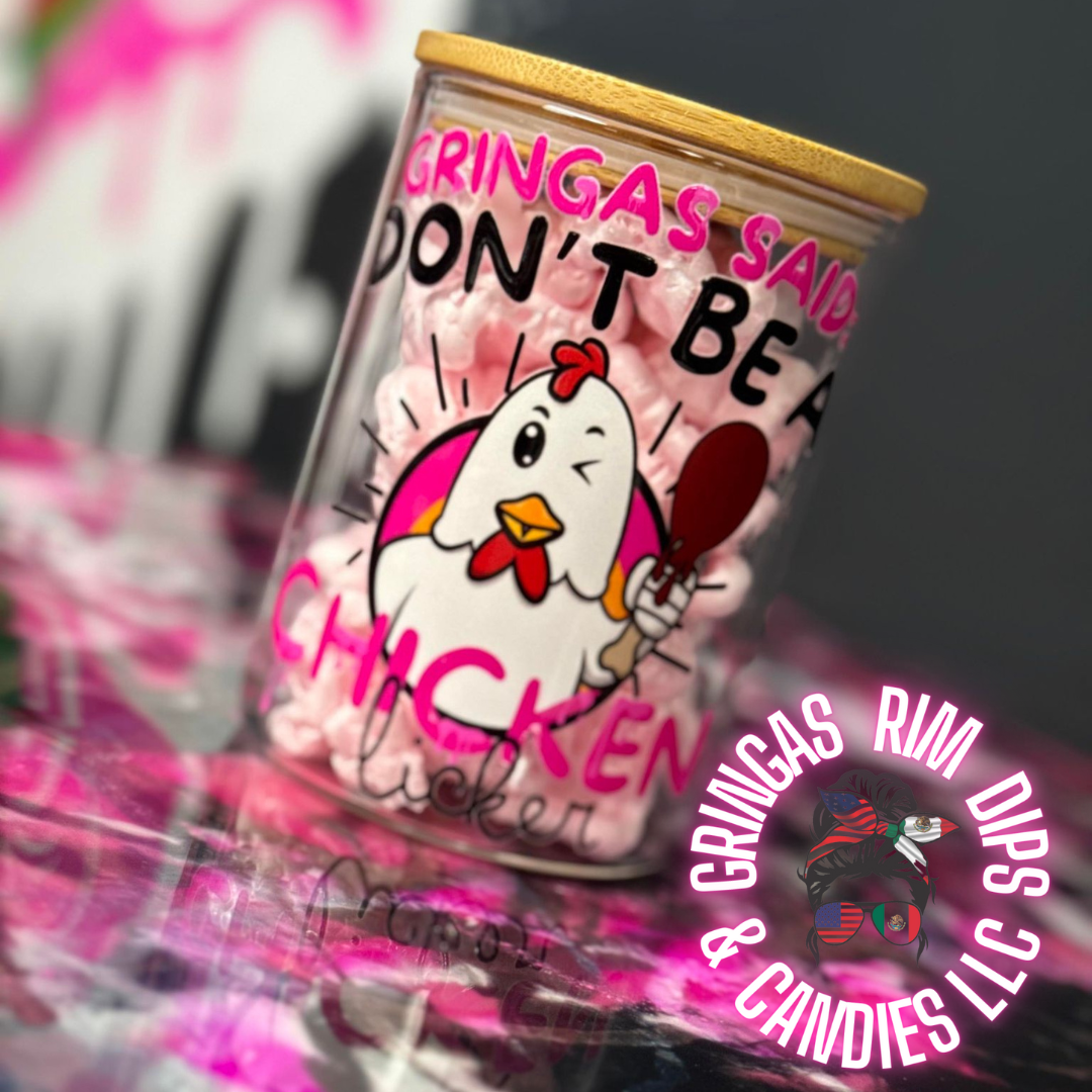 Chicken Licker Glass Mug – Gringas Rim Dips LLC